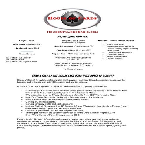 GWM_HouseofCards_ShowInfoPage | PDF