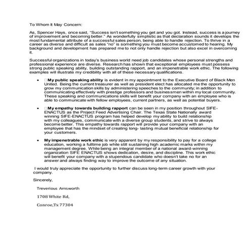 Letter of Recommendation(Brazil) | PDF