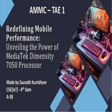Mediatek dimensity 7050 mobile processor | PPT