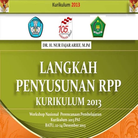 Langkah-langkah Membuat RPP K13 | PPT