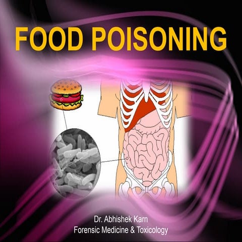 Comprehensive Overview of Food Poisoning: Causes, Symptoms, and ...