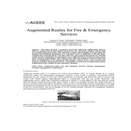 Augmented Reality for Fire & Emergency Services | PDF