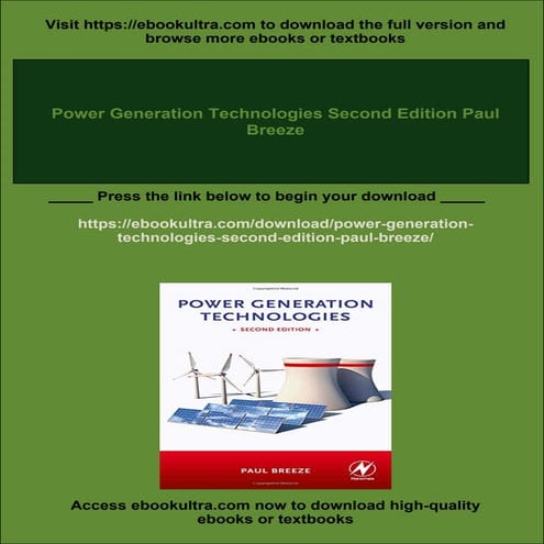 Power Generation Technologies Second Edition Paul Breeze | PDF