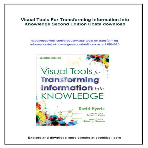 Visual Tools For Transforming Information Into Knowledge Second Edition ...
