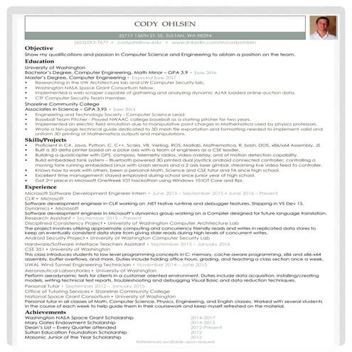Aug2016resume | PDF