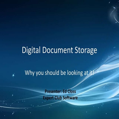 Digital Document Storage | PPTX
