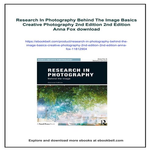 Research In Photography Behind The Image Basics Creative Photography ...