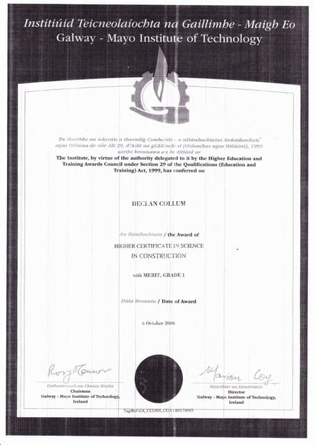 GMIT Year 1 Reults | PDF | Education