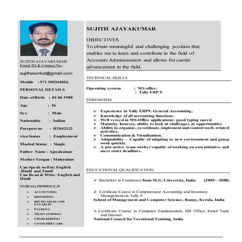 My CV on 4.1.2016
