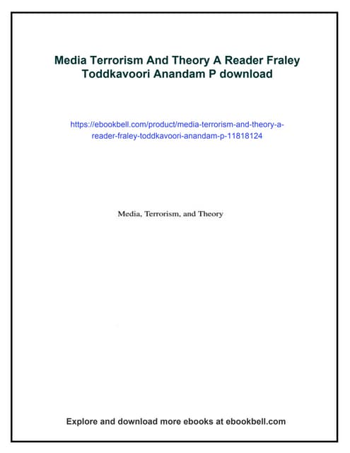 C04.8 terrorism and the media | PPT
