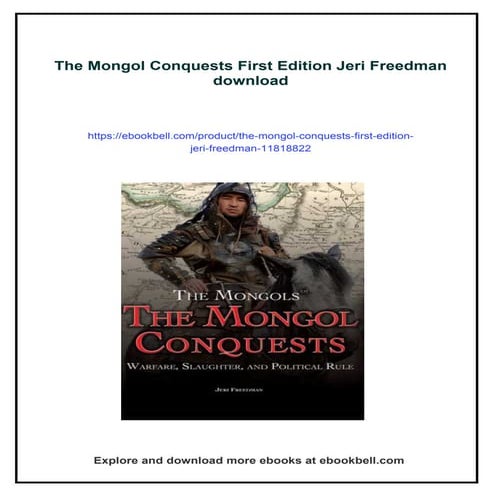 The Mongol Conquests First Edition Jeri Freedman | PDF