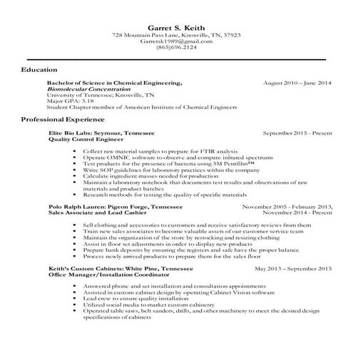 Resume | DOC