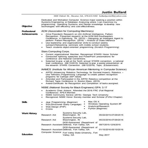 Functional resume3 | PDF