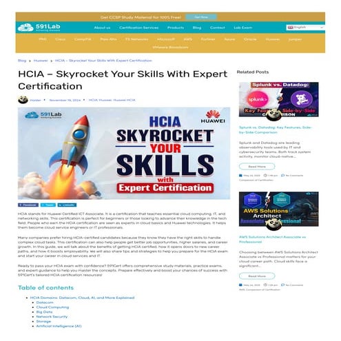 HCIA – Skyrocket Your Skills With Expert Certification | PDF