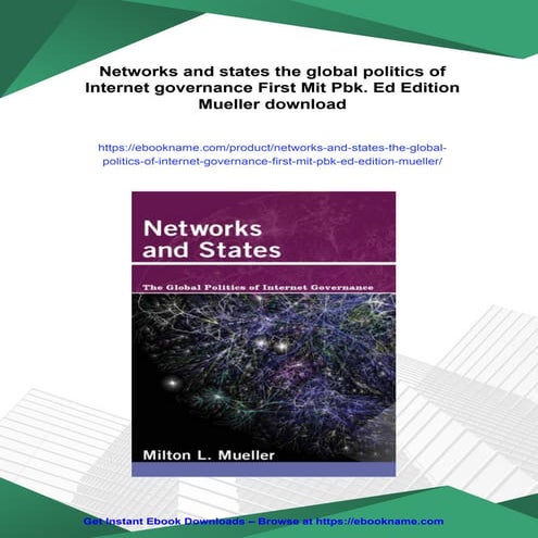 Networks and states the global politics of Internet governance First ...