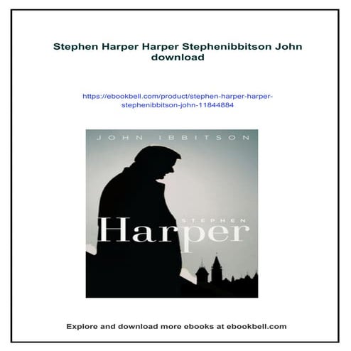 Stephen Harper Harper Stephenibbitson John | PDF