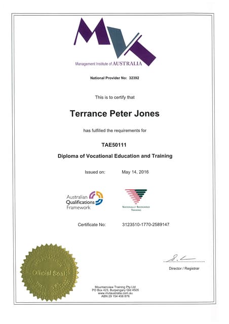 Level 5 - Diploma - Vocational Education & Training | PDF Level 5 - Diploma - Vocational Education & Training | PDF