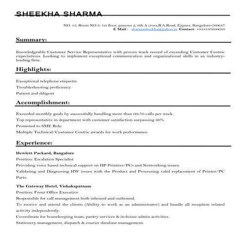 Tanja Bradford Resume 2 | DOCX