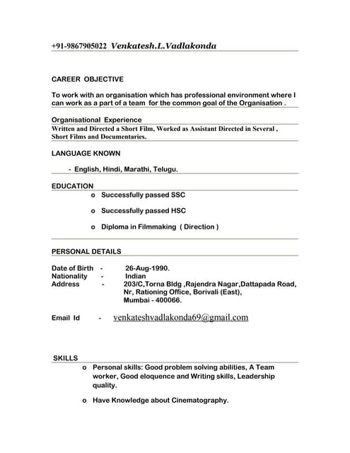 Aruna Kumar_Resume | PDF