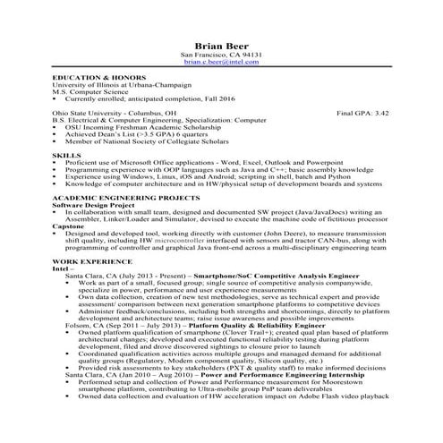 Brian Beer-Jan2015 | PDF | Programming Languages | Computing