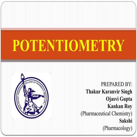 Potentiometry, Electrochemical cell, construction and working of ...