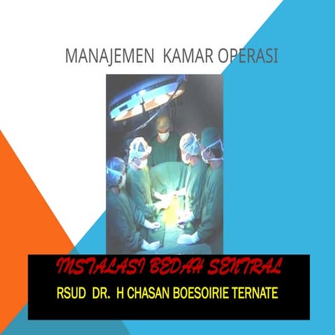 Pengenalan kamar bedah | PPT