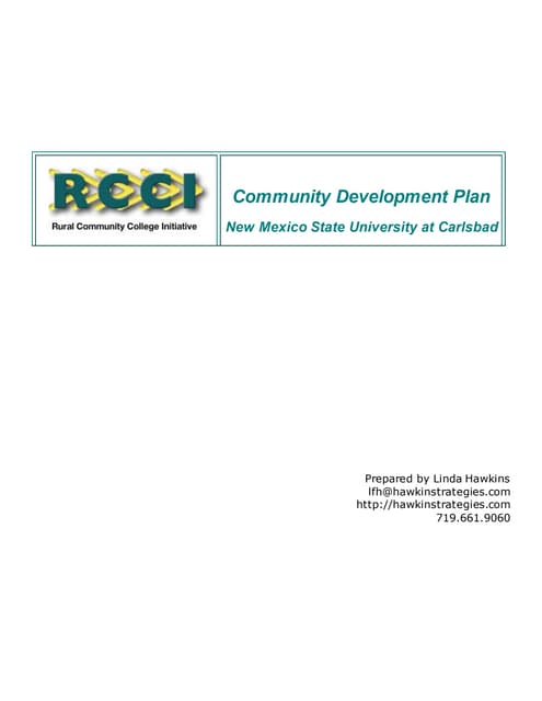 The WV Community Development Model & network | PPT