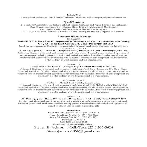 Jackson Resume | PDF