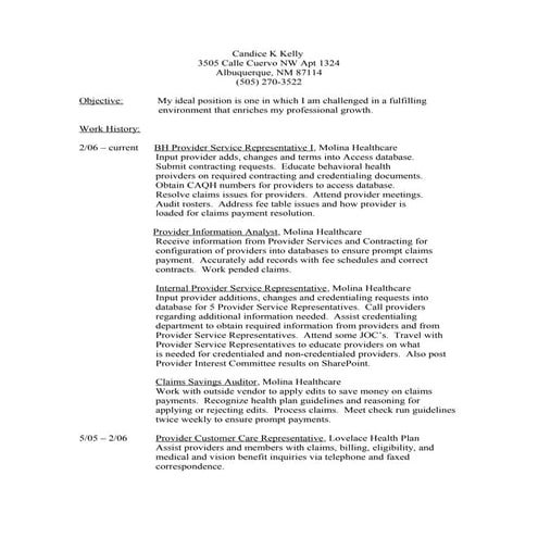 Big Sid's Matlock Resume | DOCX