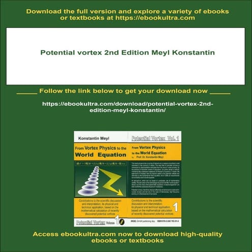 Potential vortex 2nd Edition Meyl Konstantin | PDF