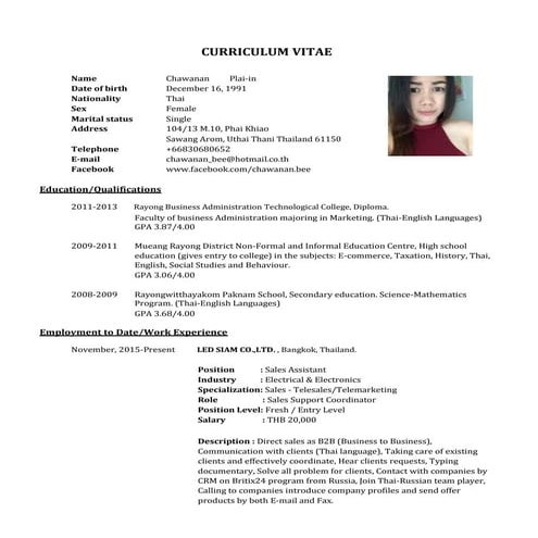 My CV | PDF