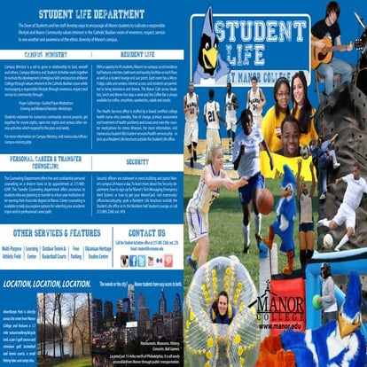 Student Life Brochures