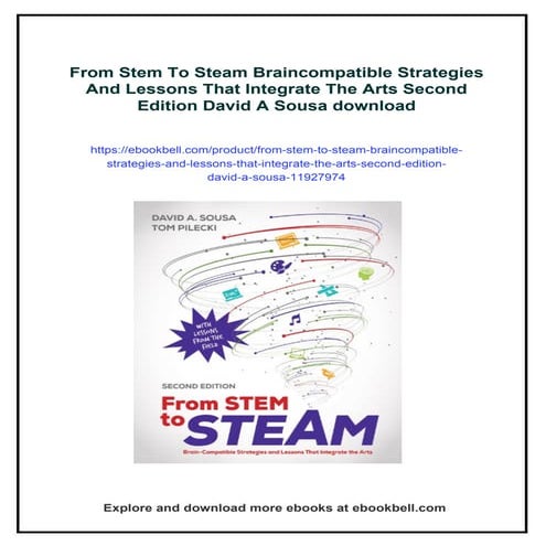 From Stem To Steam Braincompatible Strategies And Lessons That Integrate The Arts Second Edition ...