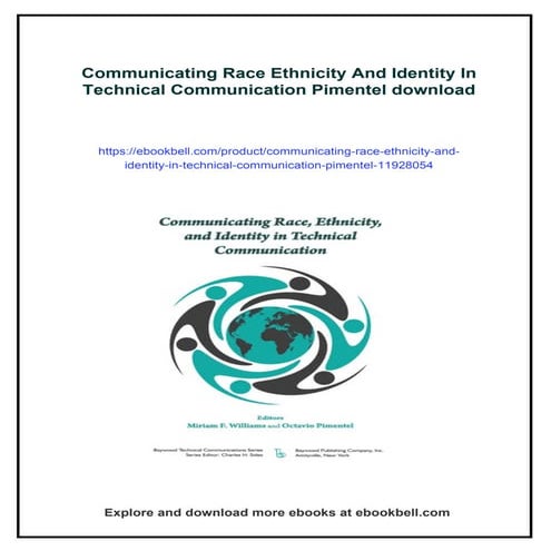 Communicating Race Ethnicity And Identity In Technical Communication ...