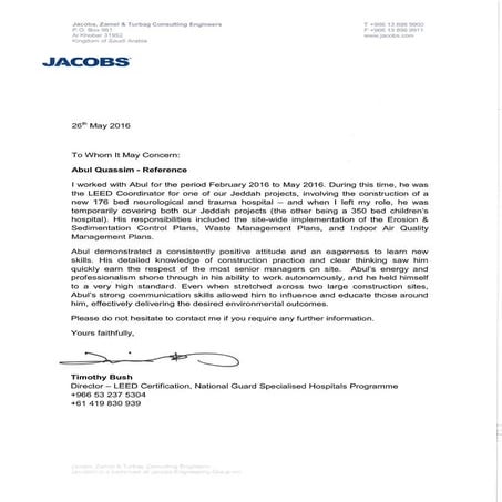 Reference Letter | PDF