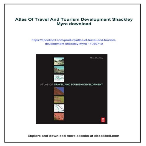 Atlas Of Travel And Tourism Development Shackley Myra | PDF