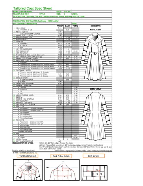 Tech pack eo17955 md | PDF