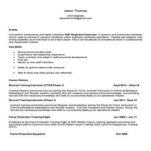 jason Thomas CV | DOCX