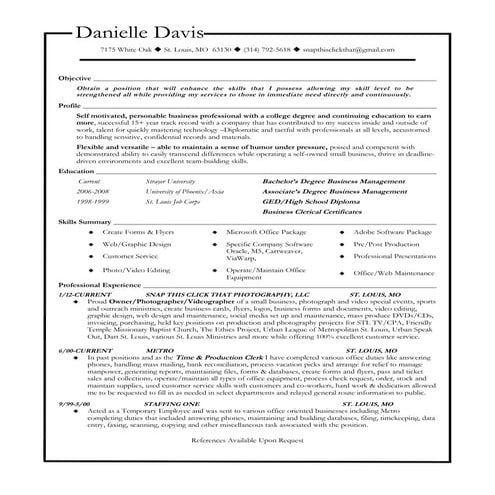 Dawn Resume | DOCX