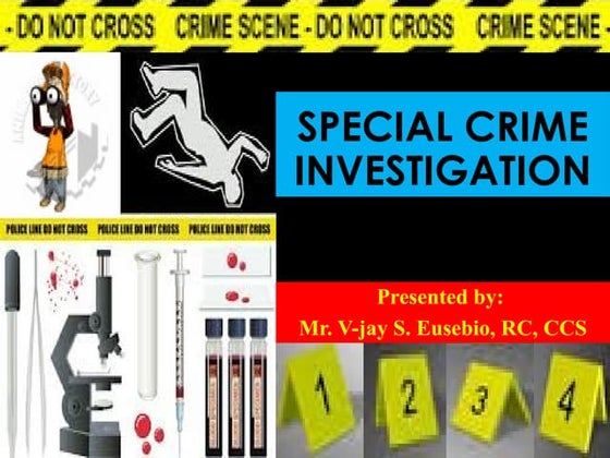 Crime scene investigation lecture | PDF