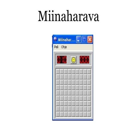 Miinaharava GitHub Lylitalo/Minesweeper: Tiny Student Project At