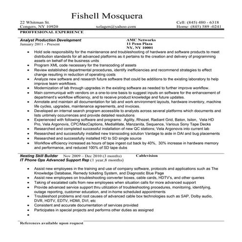 FM Resume | DOC