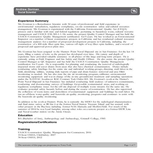 Andrew Gorman resume 2015 | DOCX