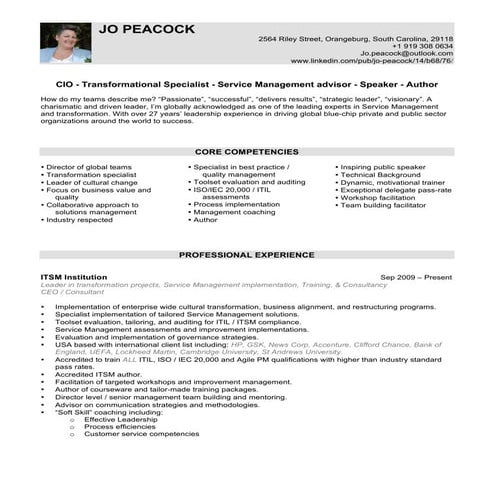 Steve Smith CV 412160 | DOC