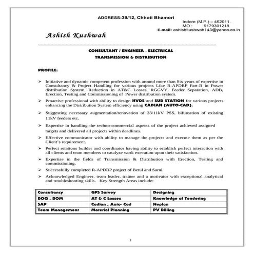 Ashish Resume | DOC