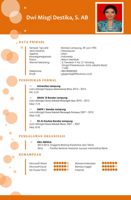 curricullum vitae amiruddin lamaran pekerjaan | DOCX