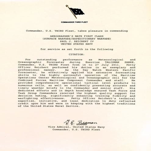 Flag Letter of Commendation (2) | PDF