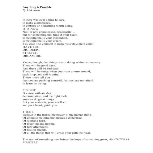 Inspirational Poems | DOC