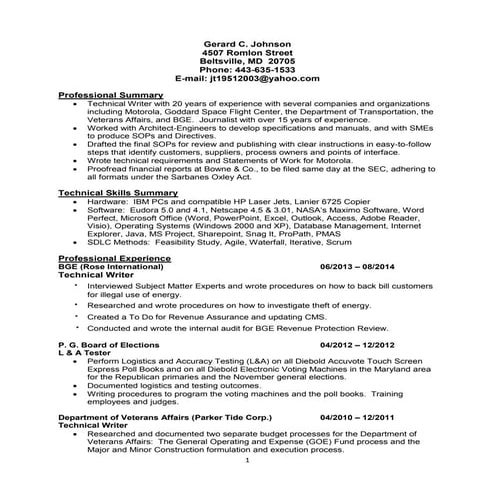 complete resume | DOCX | Desktop Publishing | Computer Software and ...