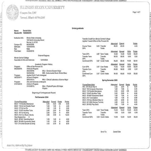 Edie Transcript | PPT
